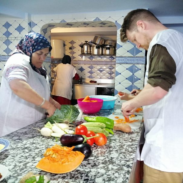 We lunched Moroccan Cooking class – Moroccan Food Tour